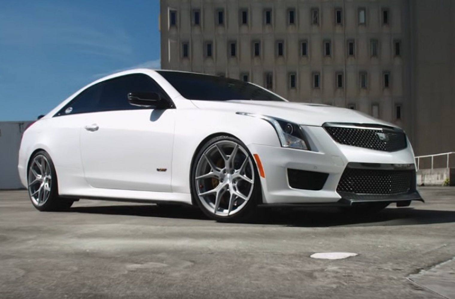 Cadillac ATS-V Coupe Looks Mean On Vossen Wheels: Video