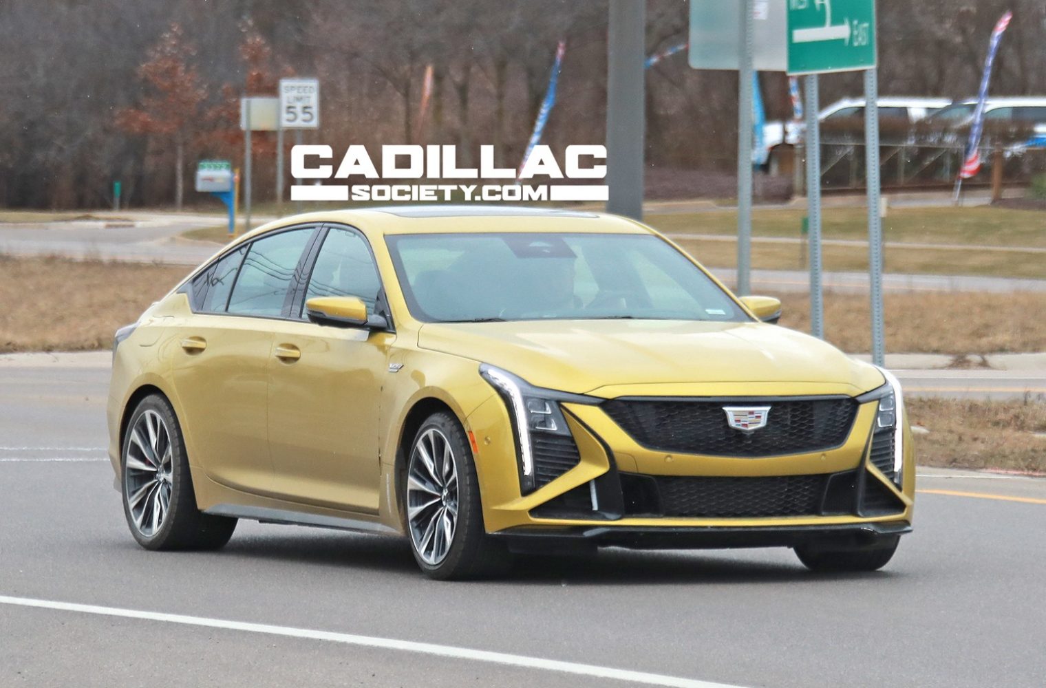 2025 Cadillac CT5-V Blackwing Cyber Yellow Metallic: Live Photo Gallery